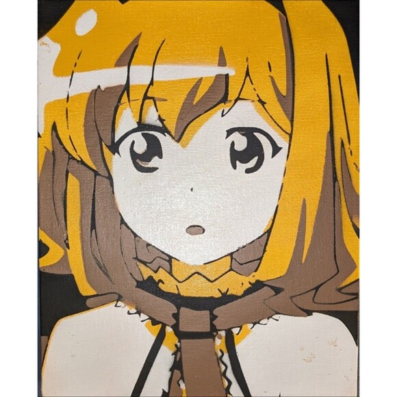 Handmade | Art | Touhou Project Spray Paint Art Piece | Poshmark